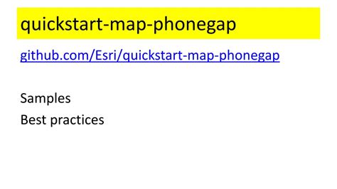 Ppt Building Native Mapping Apps With Phonegap Advanced Techniques