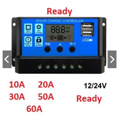 Jual Modul Solar Charge Controller 30a 12v 24v Cell Pwm Pengisi Daya