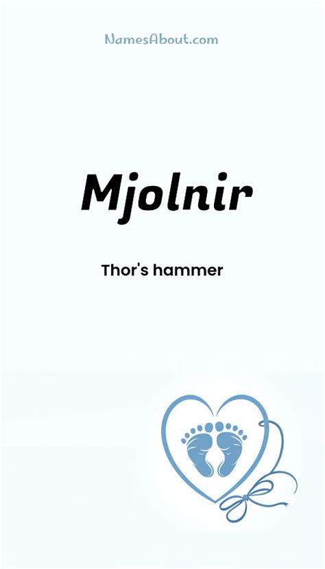 Mjolnir Name Meaning And Origins Nicknames Sibling Ideas