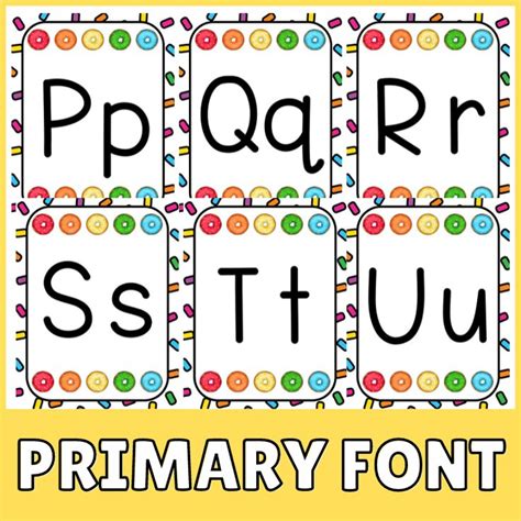 Alphabet Posters Donut Classroom Theme Decor Alphabet Poster Kindergarten Posters Classroom
