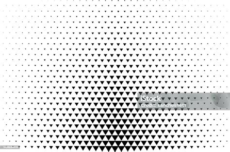 Halftone Triangle Dots 14 Stock Illustration Download Image Now