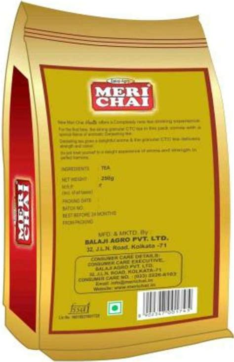 MERI CHAI Health Premium Tea | Blend of CTC & Darjeeling Tea Leaves Tea ...