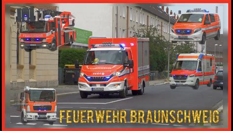 GW Höhenrettung Löschzug Berufsfeuerwehr Braunschweig auf