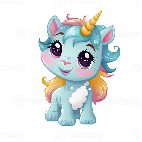 Ai Generated Cute Unicorn 28052039 Png