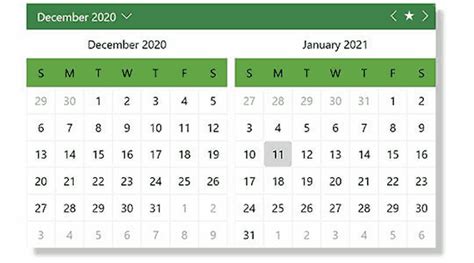 Calendar Control For Blazor Applications Componentone