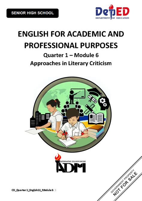 Eapp Module 6 V2 English For Academic And Professional Purposes