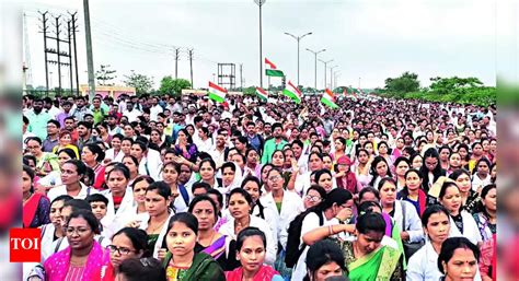 20k Contractual Workers Court Arrest Raipur News Times Of India