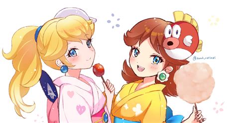 任天堂 ピーチとデイジー のりまきのイラスト Pixiv