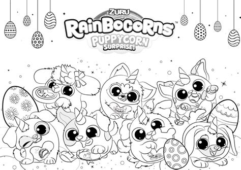 Rainbocorns Coloring Pages Coloring Nation