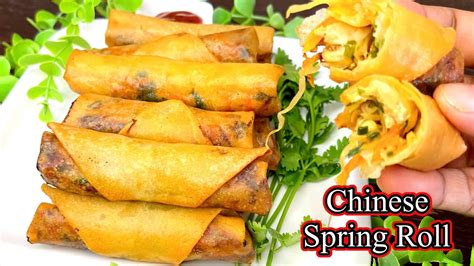 Spring Roll Homemade Chicken Spring Roll Starter Youtube