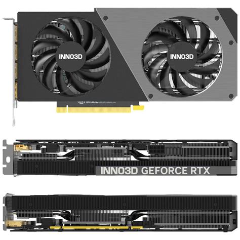 Vaizdo Plokštė Inno3d Geforce Rtx 4070 Twin X2 Oc 12gb Gddr6x žema