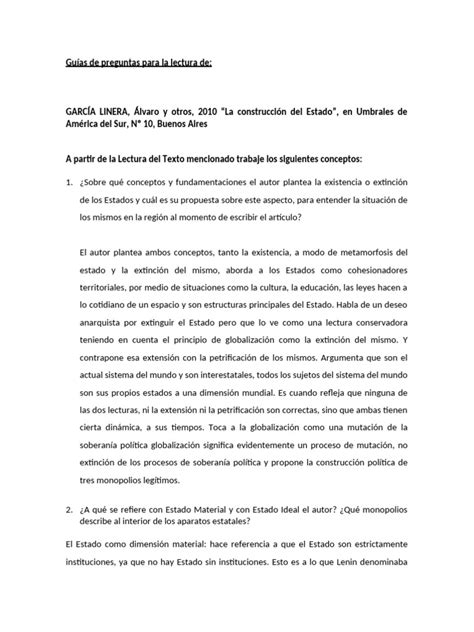 Guías Lectura Linera Pdf