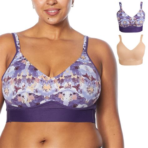 Rhonda Shear 2 Pack Molded Cup Bra With Mesh Back Detail 9741307 Hsn