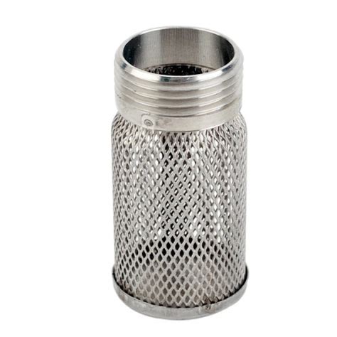 Stainless Steel Basket Strainer Particle Strainer 1000 Micron 3 4