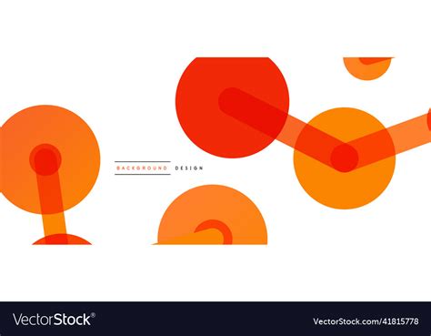 Abstract Background Round Dots Connected By Lines Vector Image