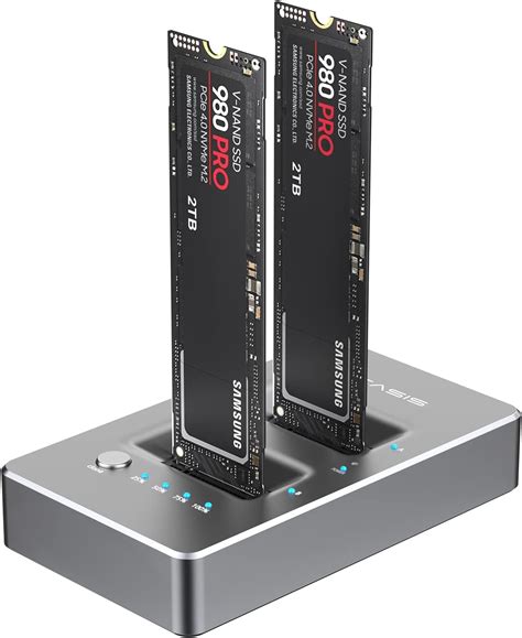 Acasis Typec Usb 10gbps To Nvme Clone Dual Bay External Hard Drive