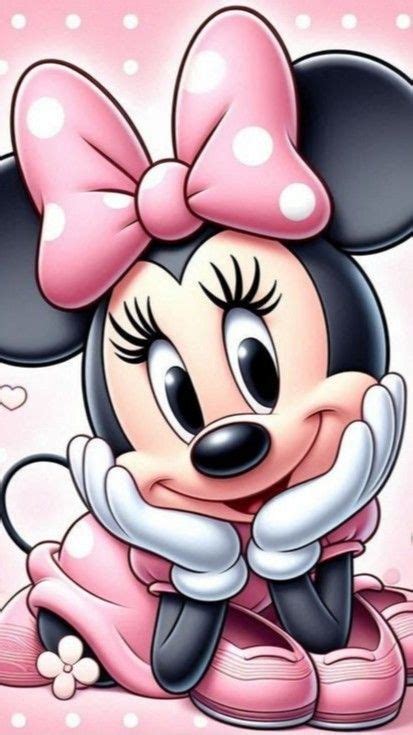 Pin De Janice Lopez Em Minnie Mouse Pictures Desenho De Rosa Simples