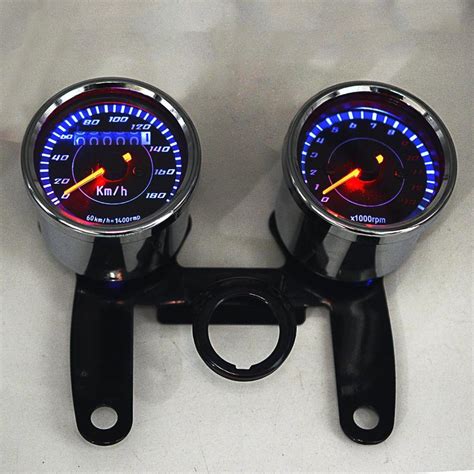 Cafe Racer Motorcycle Odometer Speedmeter Tachomet Grandado