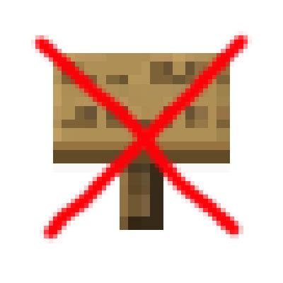 NoSignGUI Minecraft Mod