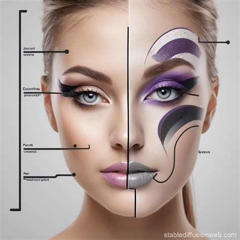 Combination Makeup Product Concept Stable Diffusion Online