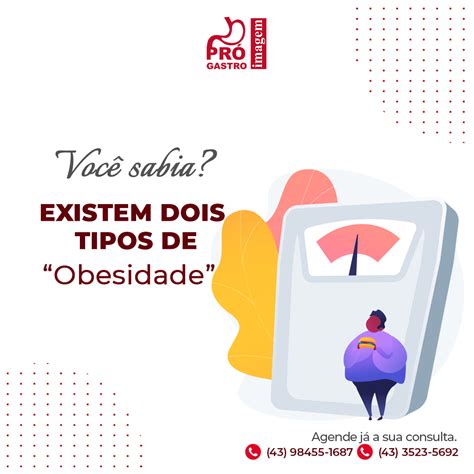Você Sabia Que Existem Dois Tipos De Obesidade Pró Gastro Imagem