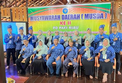 Pc Pafi Bengkalis Terima Penghargaan Terinspiratif Di Musda Pafi Riau