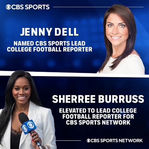 Paramount Press Express Cbs Sports Names Jenny Dell Lead College