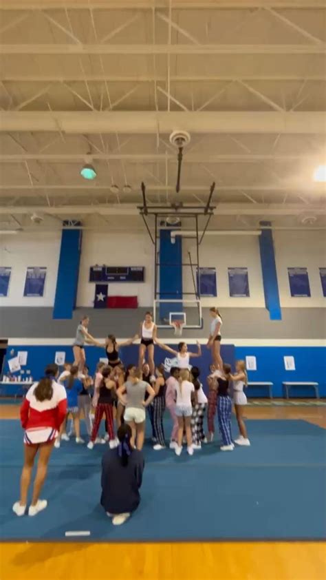 Cheer Pyramid In 2024 Cheer Pyramids Cheer Stunts Cheer