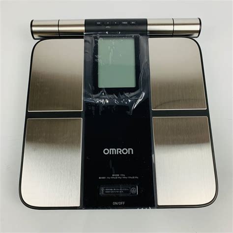 【目立った傷や汚れなし】 Omron オムロン 体重体組成計 Hbf 702t Karada Scan カラダスキャン ブラック