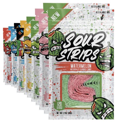 Sour Strips Sour Belts Candy