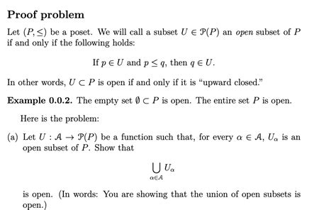Solved Notation Let S Be A Collection Of Some Sets In Many Chegg Com