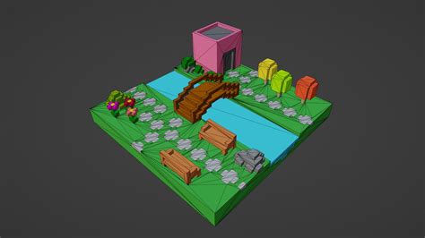 3d Isometric Voxel Art Turbosquid 2053745