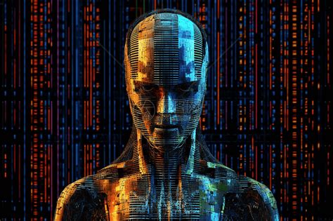 人工智能二进制代码图片素材 正版创意图片600024608 摄图网