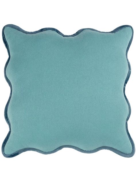 Heya Yellow Home Wiggle Velvet Piped Cushion Home George At Asda