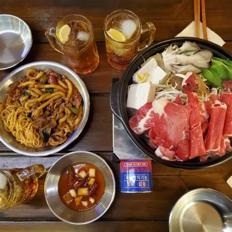 낙성대술집샤로수길데이트 낙성아주 세트 B하노이나베 우삼겹마라떡볶이 얼그레이하이볼 네이버 블로그