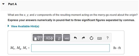 solved learning goal to understand the concept of moment of