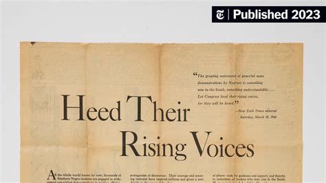 The Ad In The First Amendment The New York Times