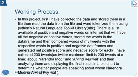 Sentiment Analysis Of Twitter Using Python Pptx Social Networking