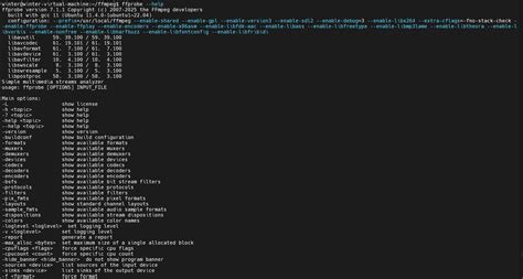 【ffmpeg从入门到精通】第二章 Ffmpeg工具使用基础如何使用ffmpeg Csdn博客