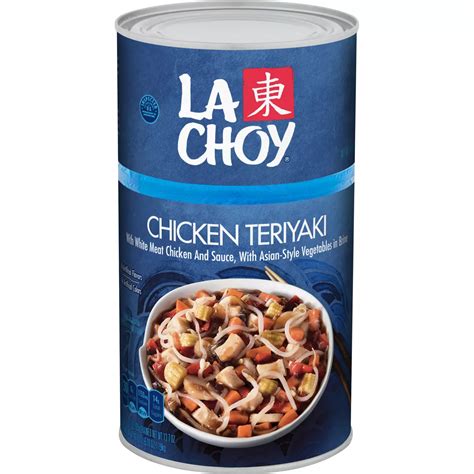 La Choy Chicken Teriyaki White Meat Chicken And Sauce With Asian Style