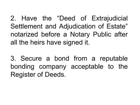 Extrajudicial Settlementpptx Law