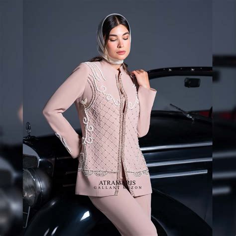 کت شلوار زنانه هنر دست مزون گالانت