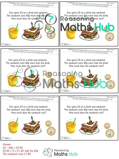 Solve Simple Problems Involving Addition And Subtraction Of Money