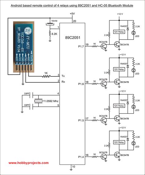 Simple Android Bluetooth Remote Control Project For 2 Relays Using