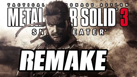 El Remake De Metal Gear Solid 3 Sería Real Un Reputado Insider Revela