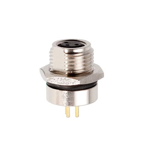 Female M8 Pcb Mount Connector Shine Industry