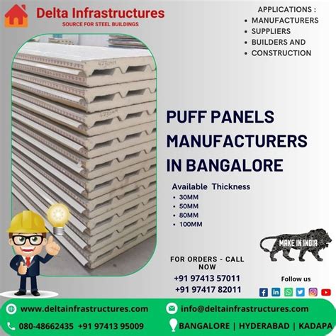 Puff Panels And Wall Panels Manufacturers In Bangalore Delta