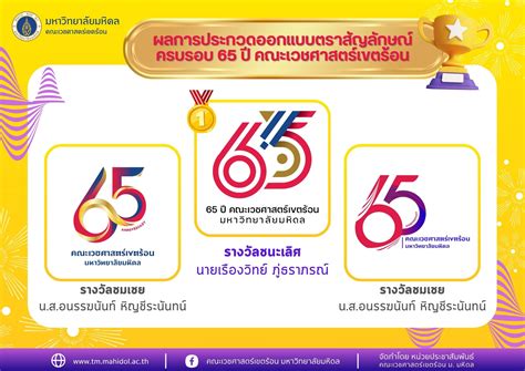 🎉ผลการตัดสินการประกว คณะเวชศาสตร์เขตร้อน มหาวิทยาลัยมหิดล Facebook