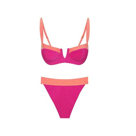 Hhh 2025 Swimwear New Fluorescent Color Sexy Bikini Wrap Skirt Suit