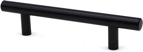 Uchwyt meblowy relingowy CZARNY MAT długość 150mm Rozstaw otworów 96mm